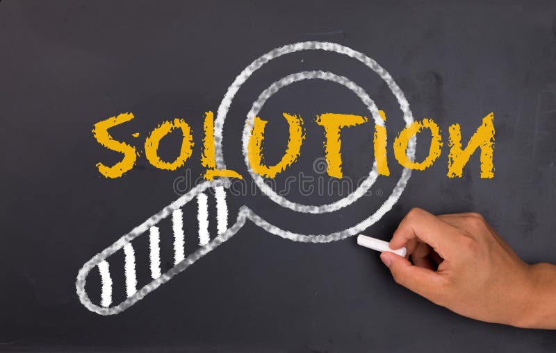 Looking For The Solution To The Maze Stock Image - Image of business ...