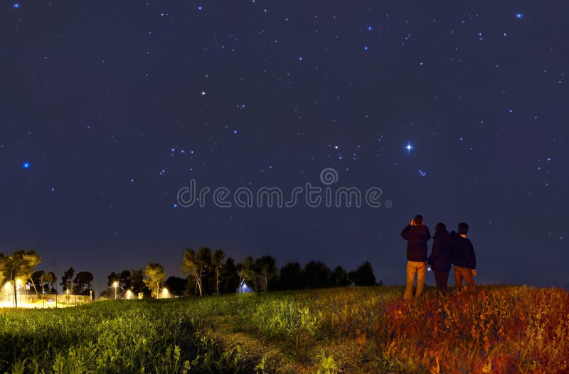 Looking at the stars stock image. Image of venus, observing - 24846759