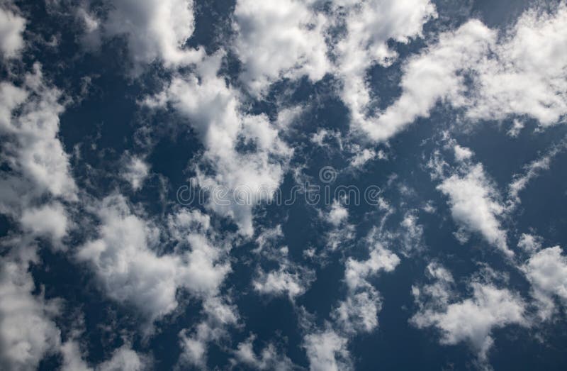 Deep blue cloud sky stock image. Image of backgrounds - 216997653