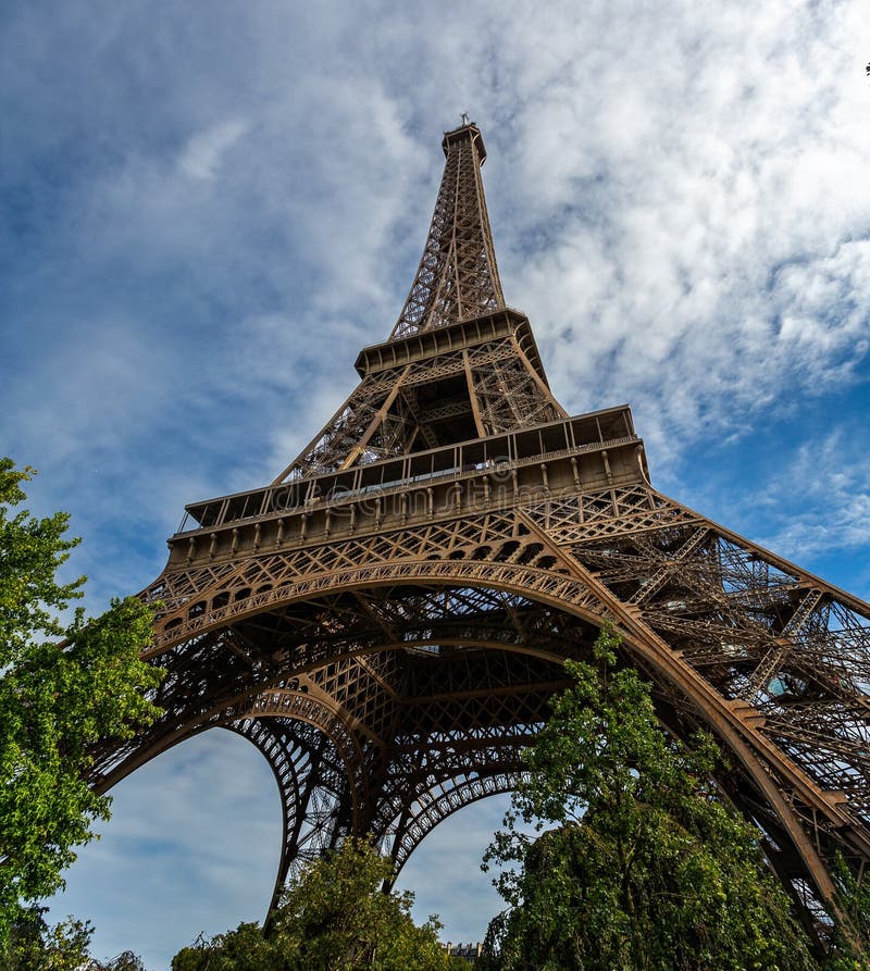 Looking Straight Up at the Eiffel Tower in Paris Editorial Photo ... Looking Straight Up at the Eiffel Tower in Paris Editorial Photo ...