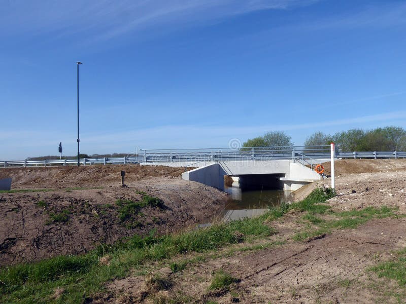 Looking To Drain Culvert for Road Bridge Editorial Stock Photo - Image ...