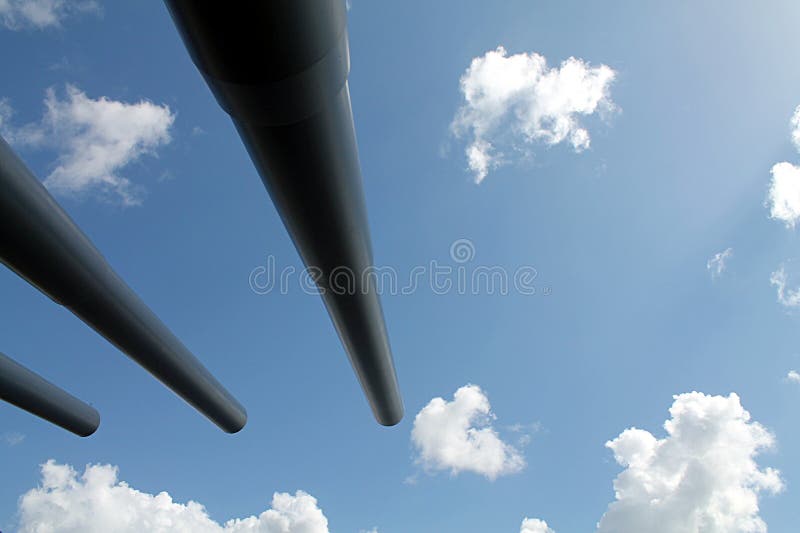 Looking Towards the Sky from Down Below Stock Image - Image of military ...