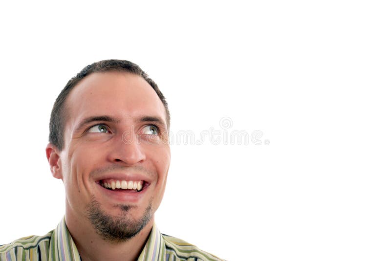 Looking up stock image. Image of adult, relaxed, indoors - 1072261