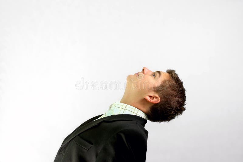 Looking up stock photo. Image of person, playful, play - 3985298