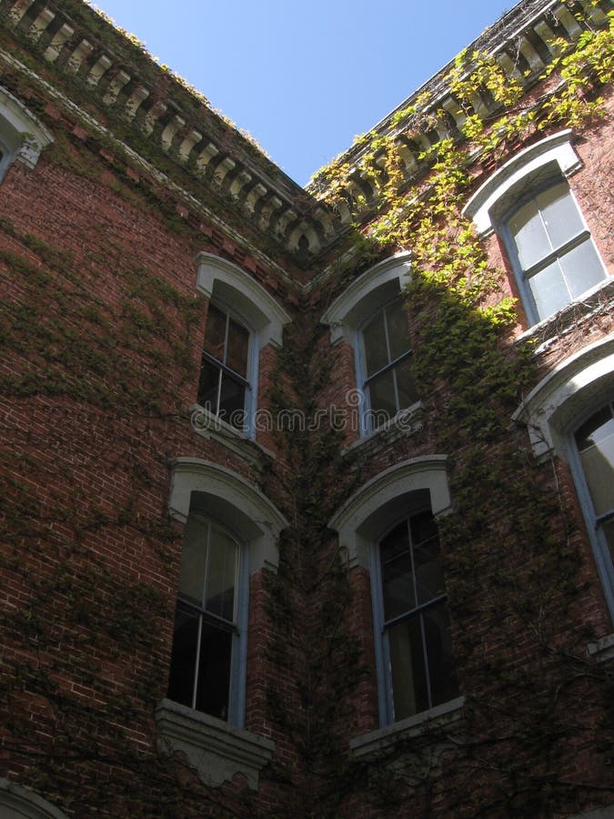 Weatherford Hall Skyline stock photo. Image of corridor - 1372168