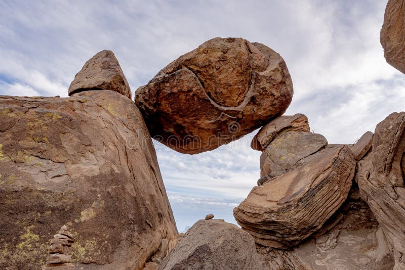 Big Balanced Rock stock photo. Image of rock, formation - 1597490