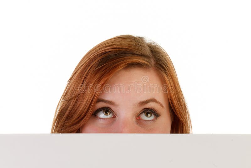 Looking Up from Behind a Sign Stock Image - Image of empty, board: 61090429