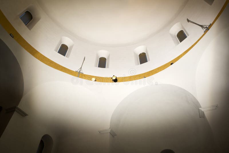 Looking Up at Church Ceiling Stock Image - Image of architecture, view ...