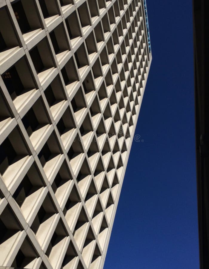 Looking Up at High Rise Building Stock Image - Image of abstract ...