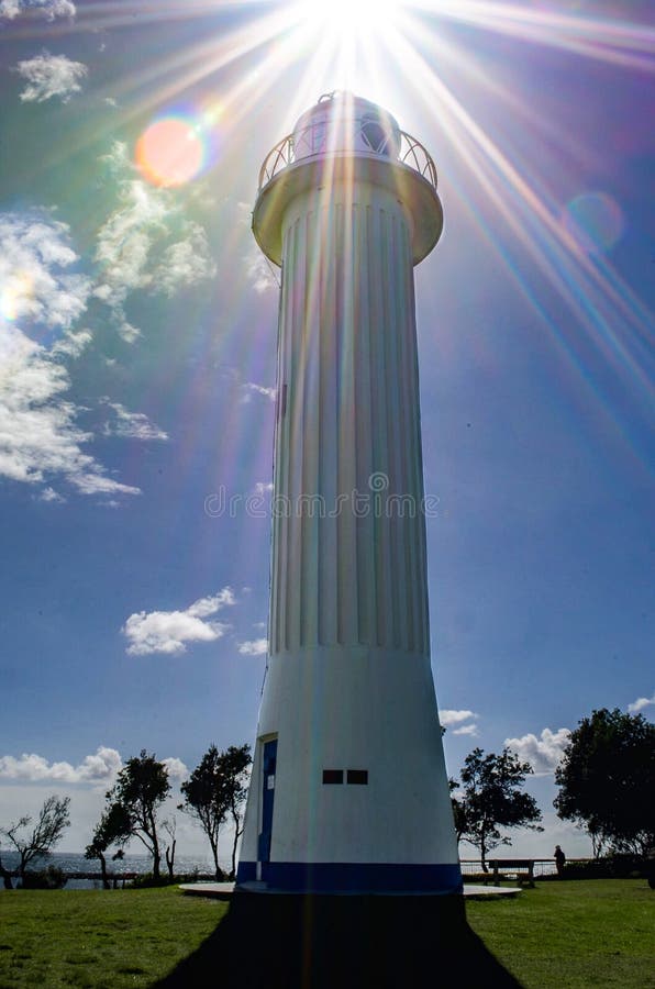 Looking up at lighthouse stock image. Image of architecture - 141441457