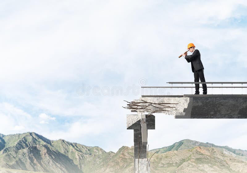 Looking Up for New Ways of Problems Solution. Stock Photo - Image of ...