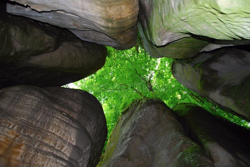 Looking up among the rocks stock photo. Image of travel - 38257814