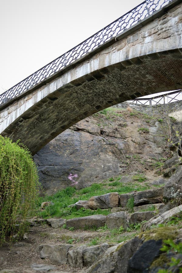 View from Under a Stone Arch Bridge in Park (Philadelphia, Pennsylvania ...
