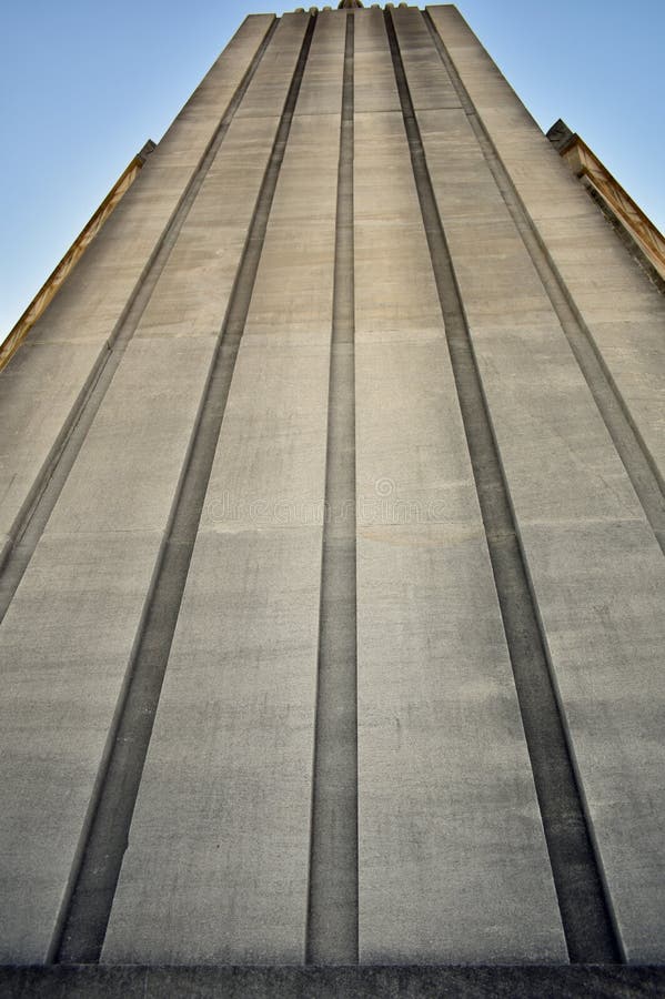 Looking Up Side of Top Building Stock Image - Image of imtimidating ...