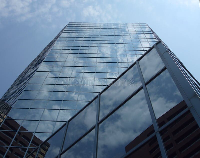 Looking Up at Skyscraper stock photo. Image of reflections - 3574818