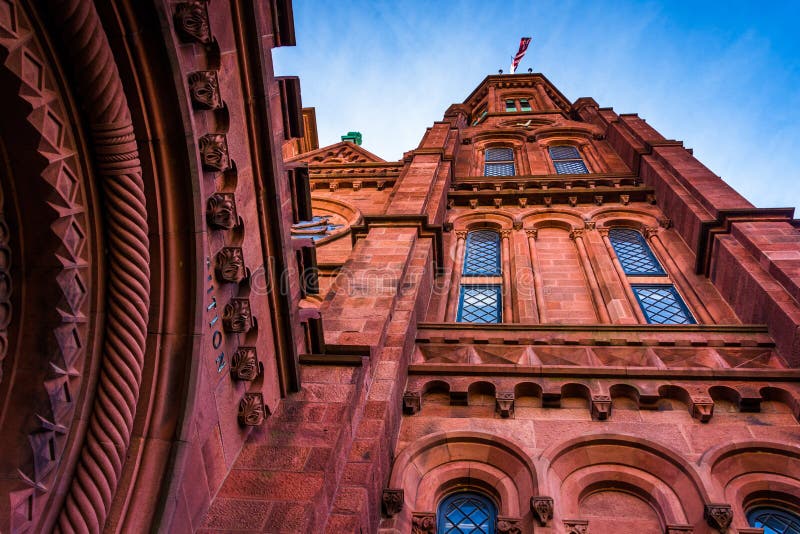 Smithsonian Castle in Washington DC Editorial Image - Image of hall ...