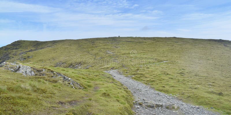 Looking Up To Blencathra Ridge, Lake District Stock Image - Image of ...