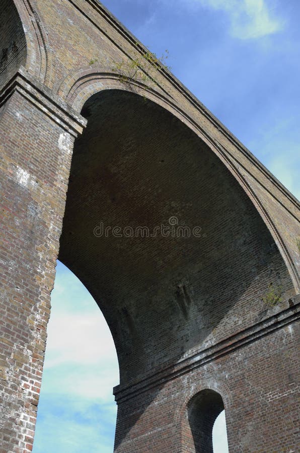 Looking up at viaduct arch stock photo. Image of building - 44052398