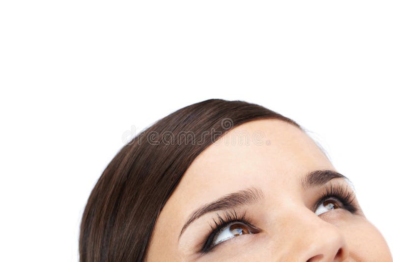 Looking upwards stock image. Image of head, isolation - 27379691