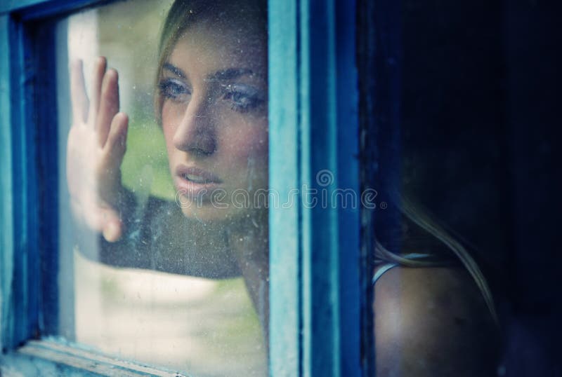 Looking through the window stock image. Image of look - 11991461