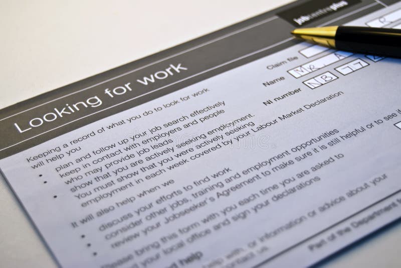 Looking for Work stock image. Image of labor, declaration - 8393315