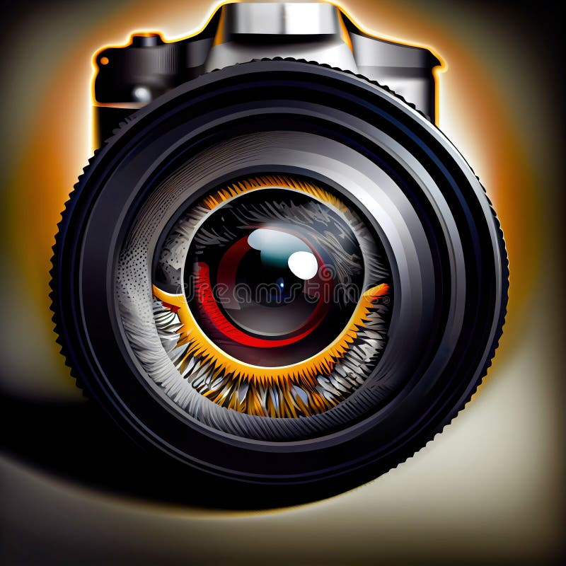 Looking at World Around Us through the Camera Lens Concept Made with ...