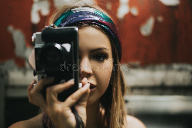 Looking at the World through a Different Lens Stock Image - Image of ...