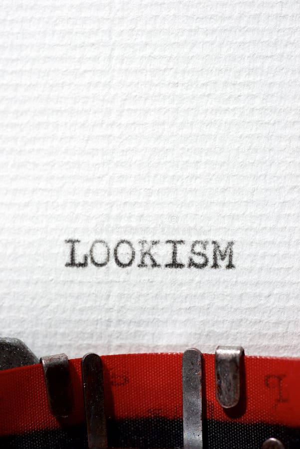 Lookism concept view stock photo. Image of lookism, writing - 267285792
