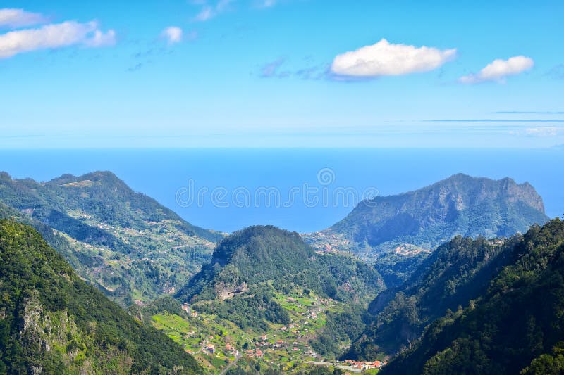 Lookout from the Balcoes Viewpoint, Madeira Stock Photo - Image of 2000 ...