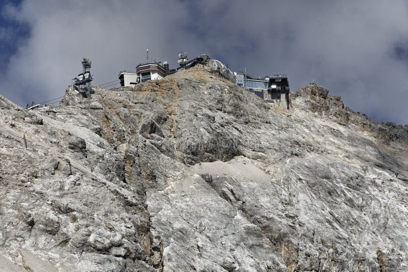 Lookout and hotel stock photo. Image of vacation, zugspitze - 27567916