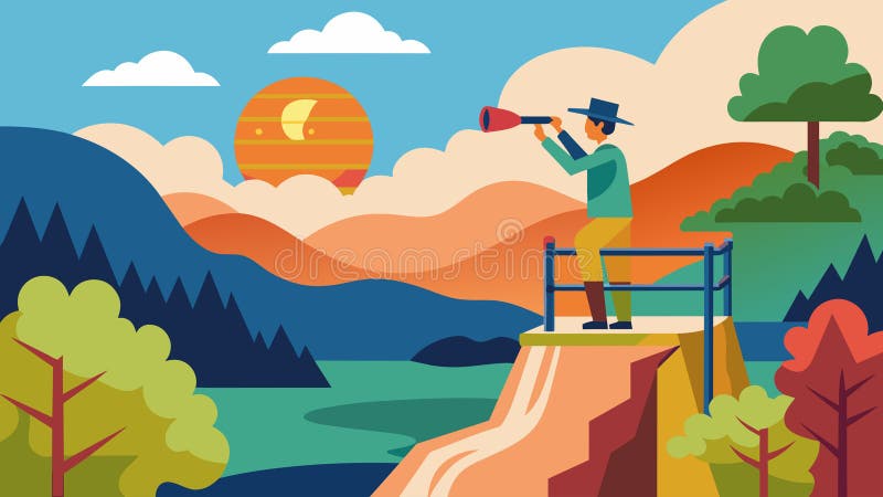 At a Lookout Point the Guide Painted a Picture of How the Landscape Has ...