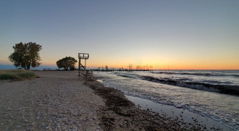 Lookout on Rotary Cove Beach Stock Image - Image of horizon, beaches ...