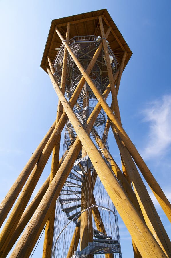 Lookout tower stock photo. Image of tower, blue, high - 14781280