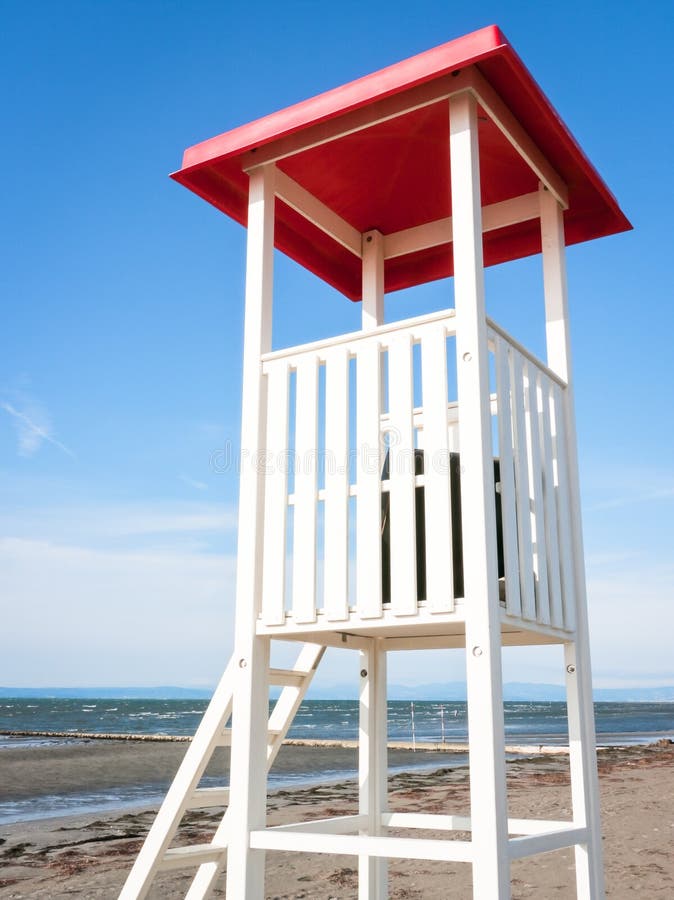 Lookout tower stock photo. Image of protection, sand - 28870186