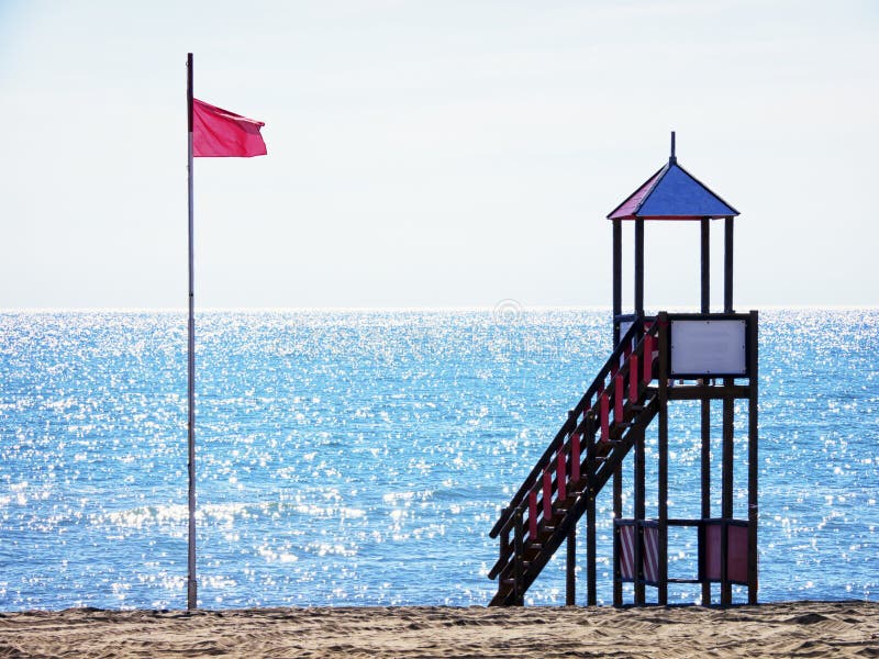 Lookout tower stock photo. Image of brown, security, lookout - 34656792