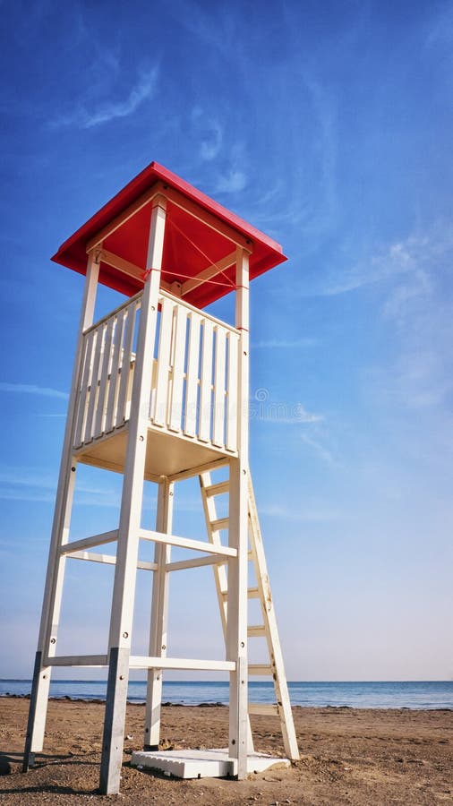 Lookout tower stock photo. Image of point, guard, edge - 34657110