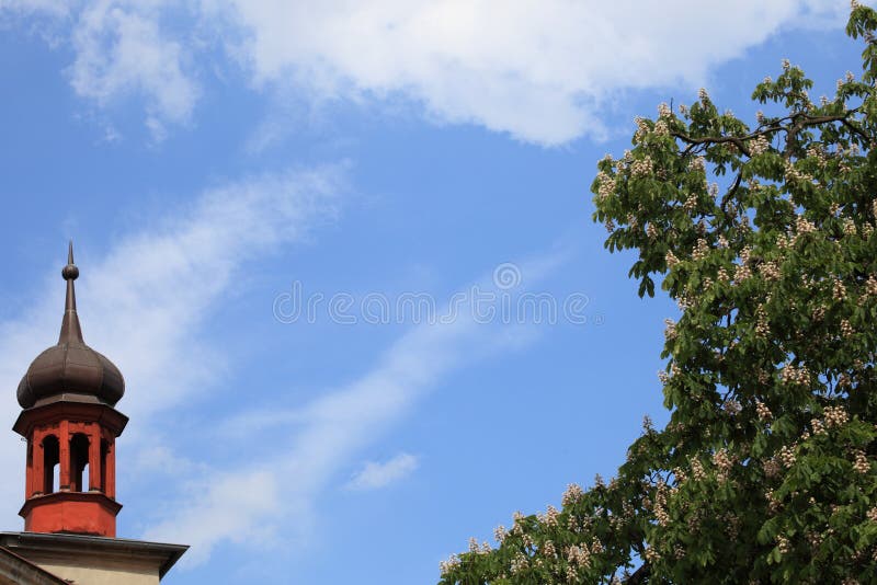 Lookout tower stock image. Image of wooden, wood, rock - 31476275