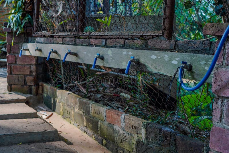 Side View of the Water Tap for Ablution Stock Photo - Image of nature ...