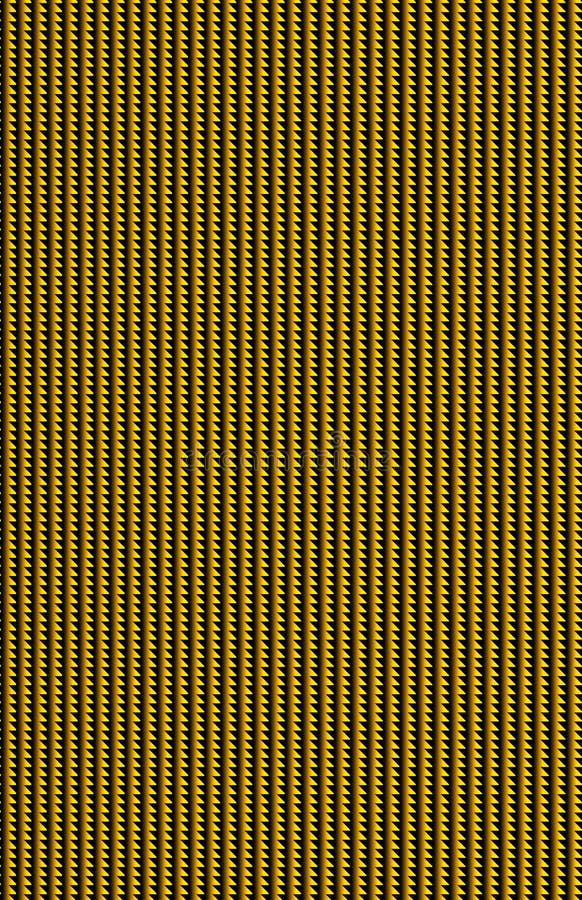 A Gold Yellow Vertical Metallic Pattern with Jagged Edges. Stock ...