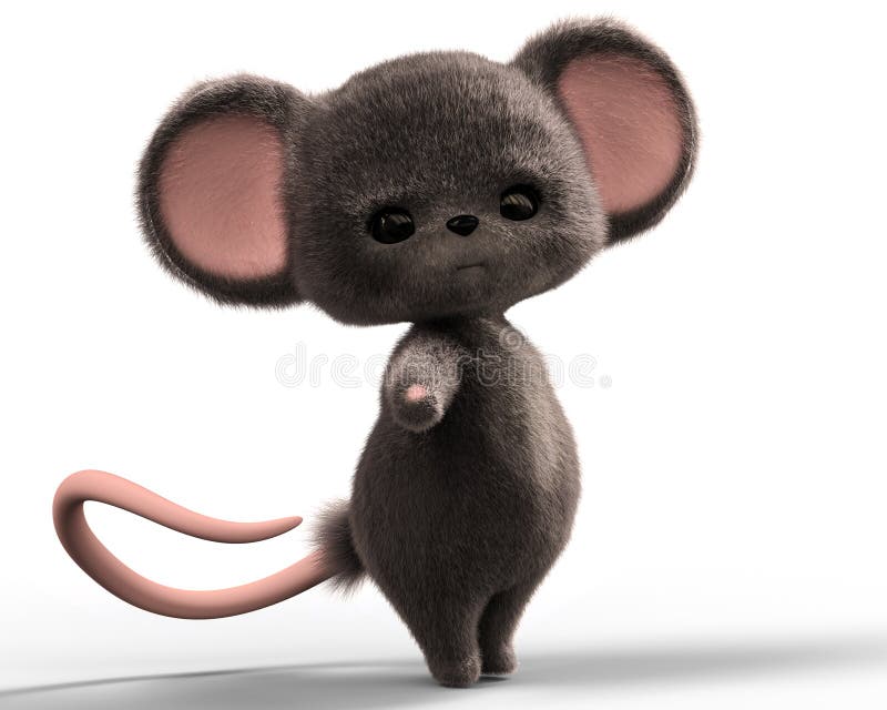 Cute Brown Mouse Toy that`s Alive Stock Photo - Image of bear, furry ...
