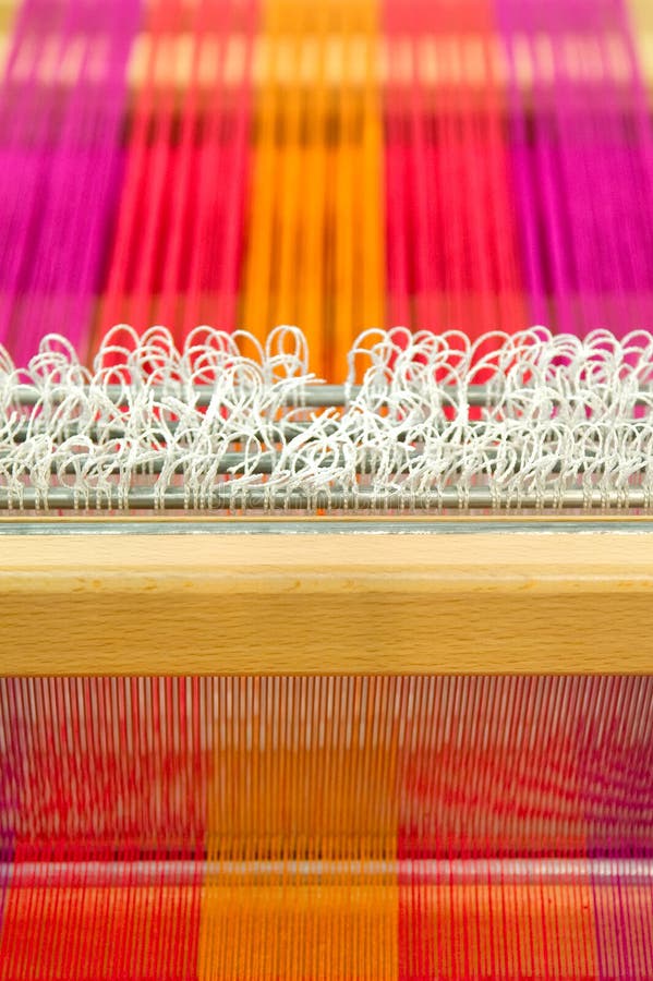 Loom stock photo. Image of handmade, colors, cloth, weaving - 26927554