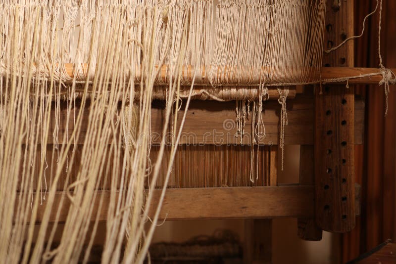 Loom stock photo. Image of chinese, fabric, design, material - 42166454