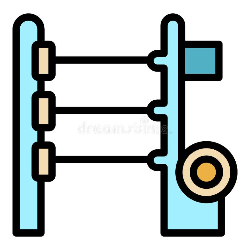 Loom Machine Icon Color Outline Vector Stock Vector - Illustration of ...
