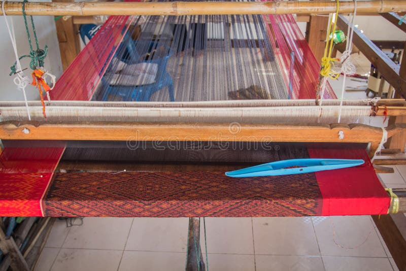 Loom stock image. Image of handmade, homespun, cloth - 83140765