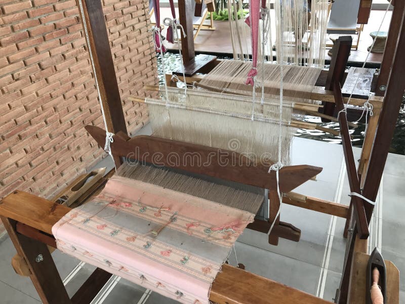 Loom in Thailand. stock image. Image of instrument, aboriginal - 95226529