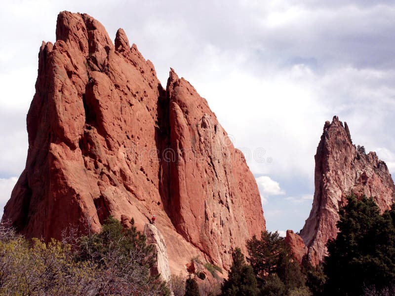 Looming Large stock image. Image of gods, springs, mountains - 237921