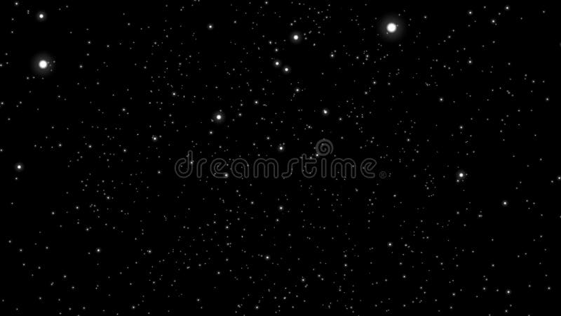 Loop Falling Down White Glow Particles Animation Abstract Background ...