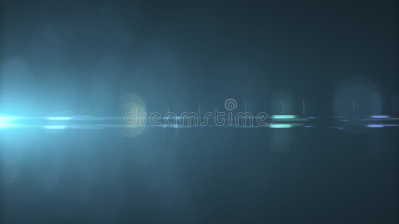Flicker Blue Flare Light Moving from Top Left To Bottom Left Stock ...