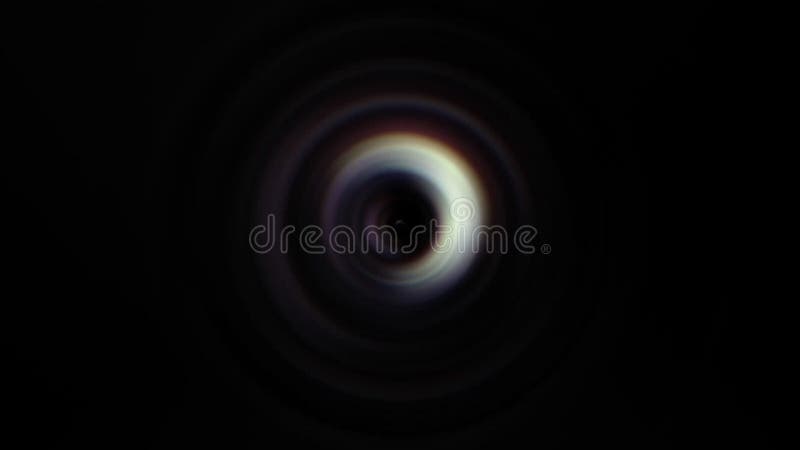 Loop Abstract Radial Circle Animation on Black Background Stock Video ...