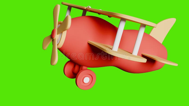 Loop Animation of a Cartoon Plane Stock Video - Video of plane ...